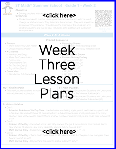 3rd Grade: Week Three