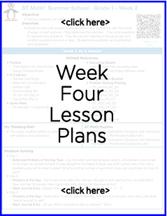 3rd Grade: Week Four